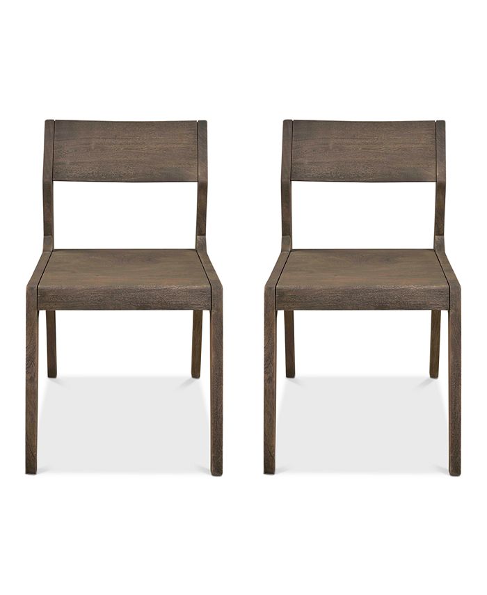 Coast to Coast Tundra Wood Dining Chair (Set of 2) - Macy's