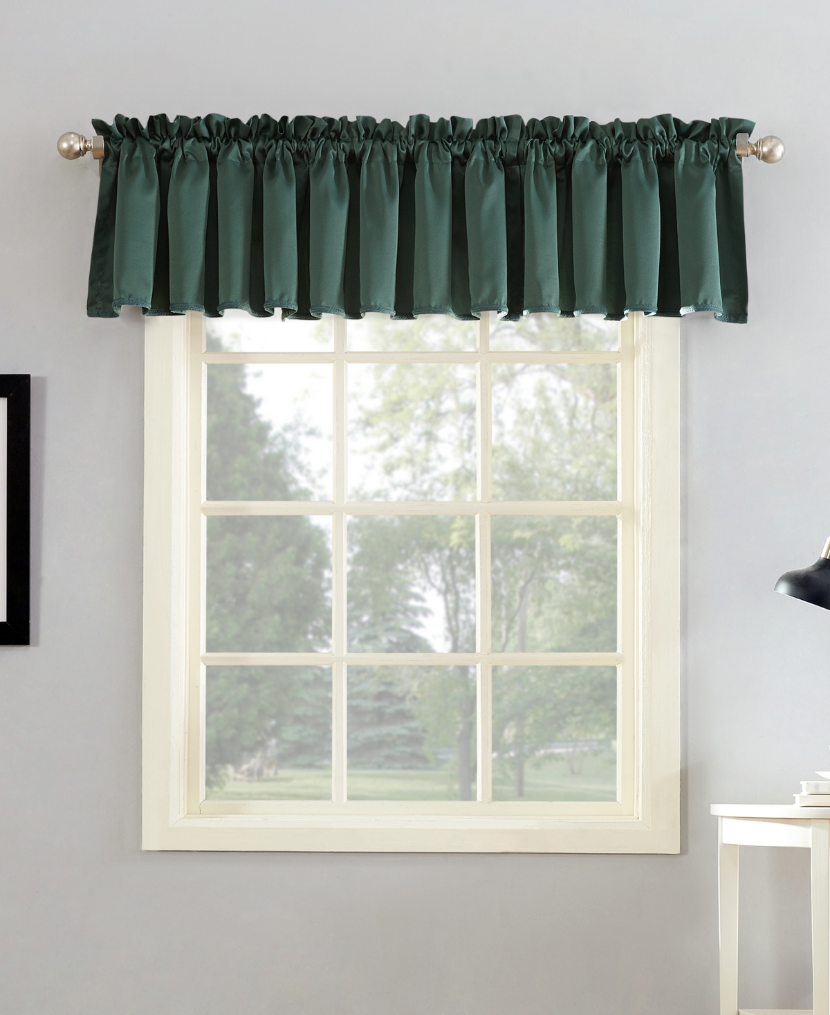 Click here for Grant Room Darkening Rod Pocket Curtain Valance -... prices