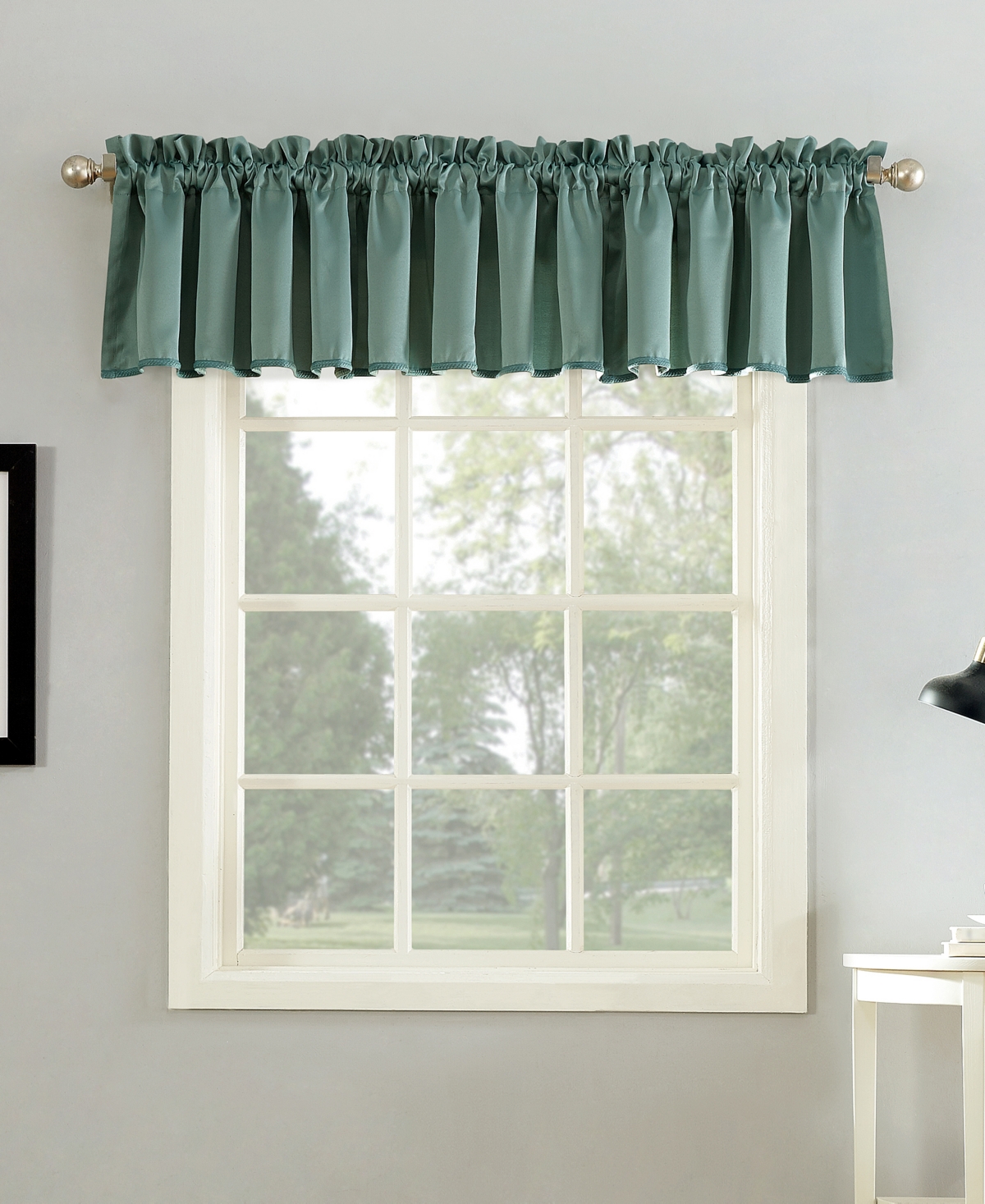 Click here for Grant Room Darkening Rod Pocket Curtain Valance -... prices
