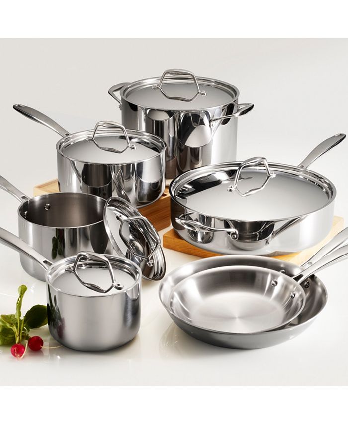 Tramontina Gourmet Tri-Ply Clad 12 Pc Cookware Set - Macy's