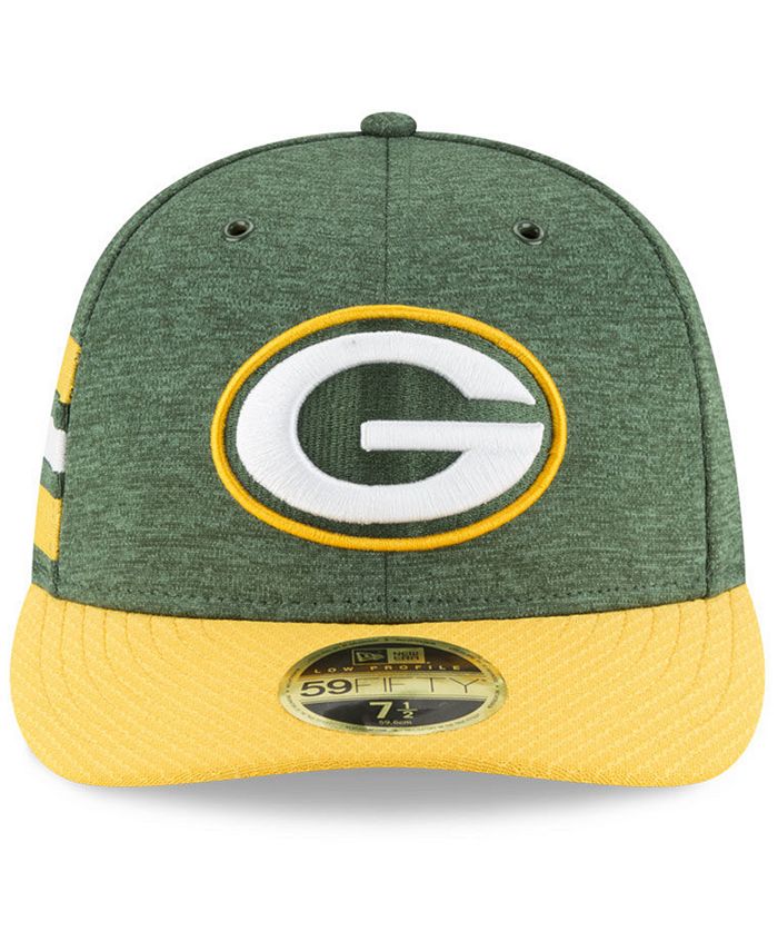 New Era Green Bay Packers On Field Low Profile Sideline Home 59FIFTY ...