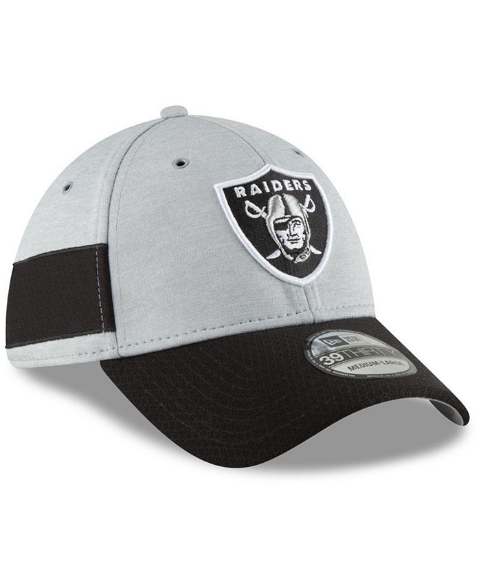 New Era Oakland Raiders On Field Sideline Home 39THIRTY Cap - Macy's