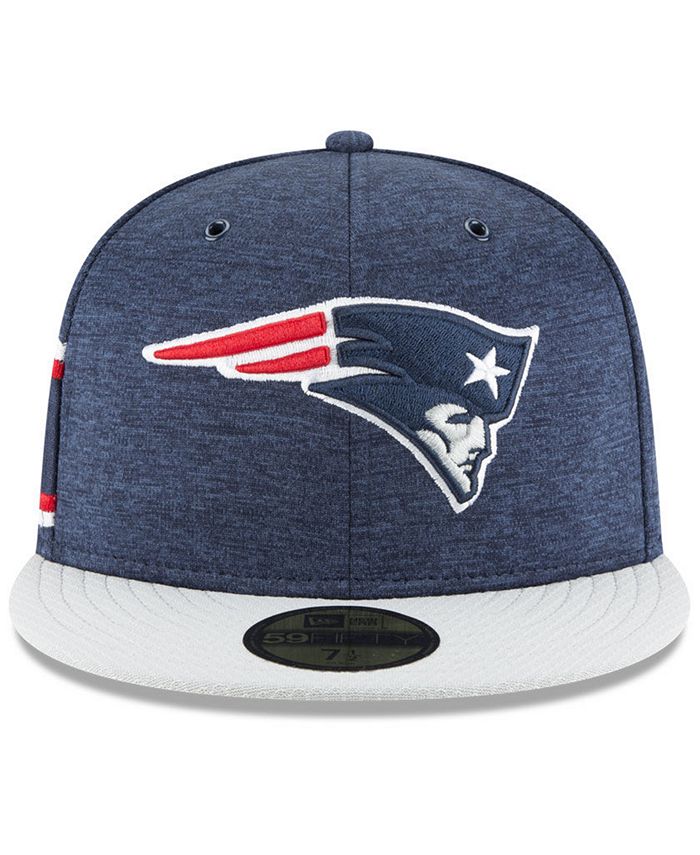 New Era New England Patriots On Field Sideline Home 59FIFTY FITTED Cap ...
