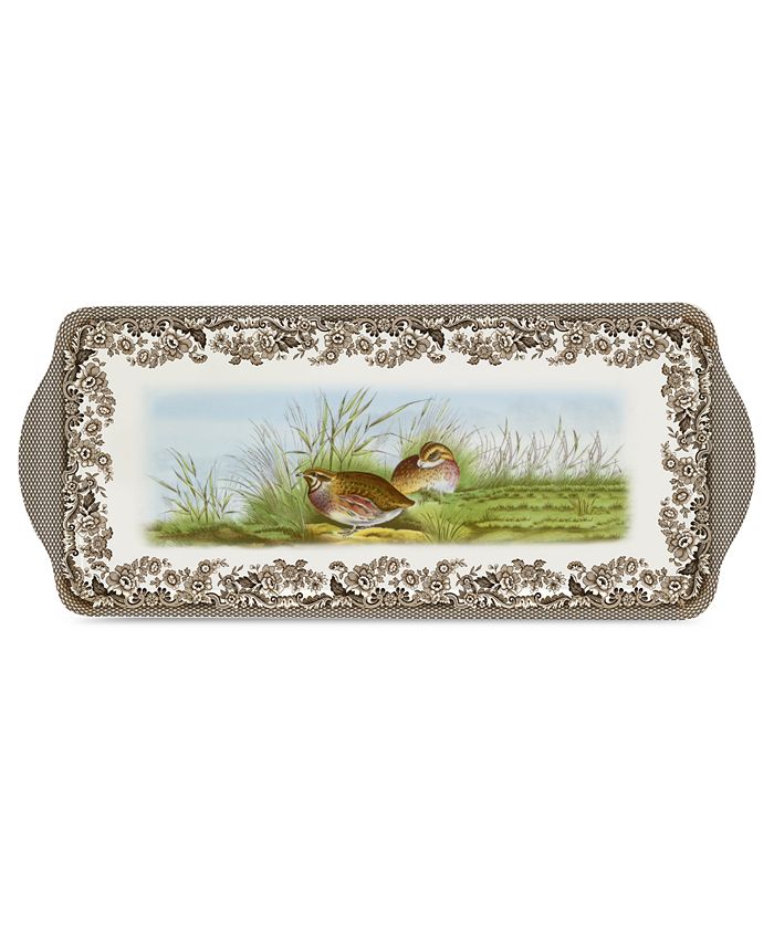 Spode Woodland Quail Melamine Sandwich Tray - Macy's