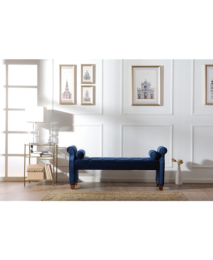 Jennifer Taylor Home Jocelyn Roll Arm Entryway Bench - Macy's