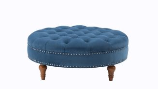 Josephine Round Tufted Bench - Macy's