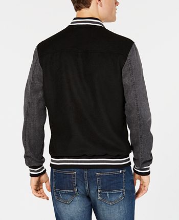 American Rag Men's Hybrid Varsity Jacket, Created for Macy's - Macy's