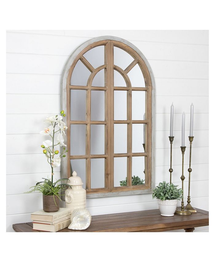 Aspire Home Accents Athena Farmhouse Arch Wall Mirror - Macy's