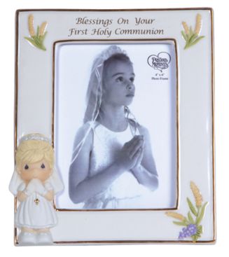 Blessings On Your First Holy Communion Photo Frame, Girl - Macy's