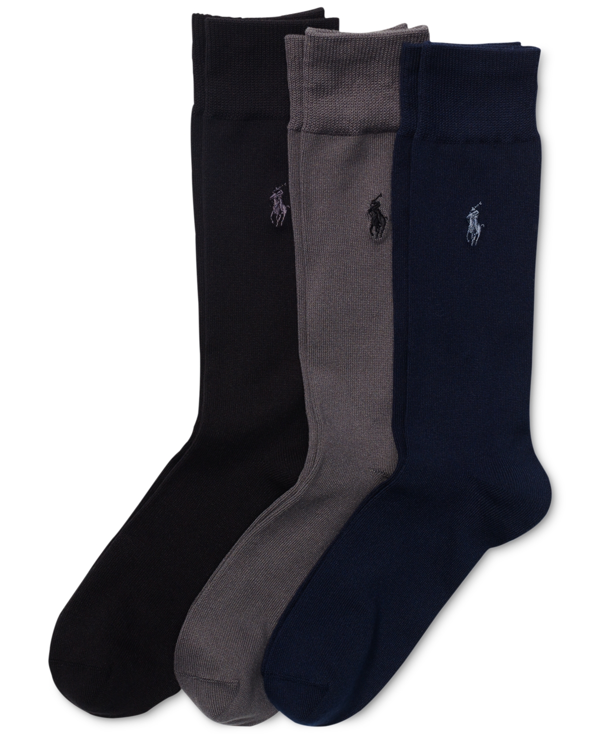 Click here for Polo Ralph Lauren Mens 3-Pk. Supersoft Dress Socks... prices