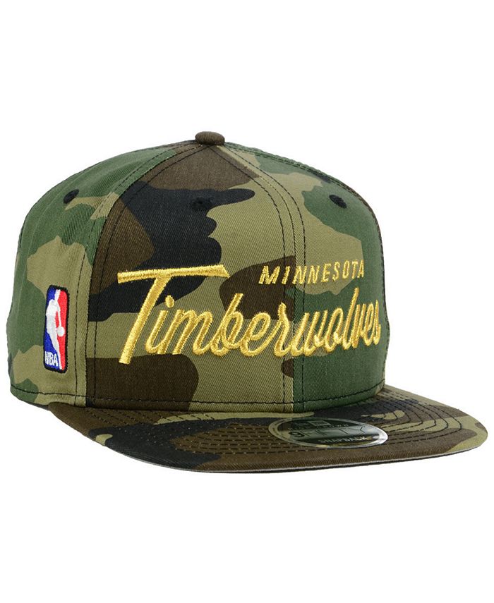 New Era Minnesota Timberwolves Classic Script 9FIFTY Snapback Cap - Macy's