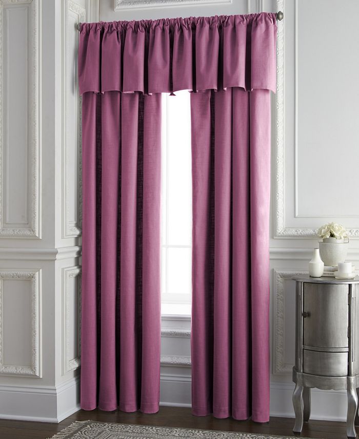 Colcha Linens Cambric Berry Lined Drapery Panel - Macy's