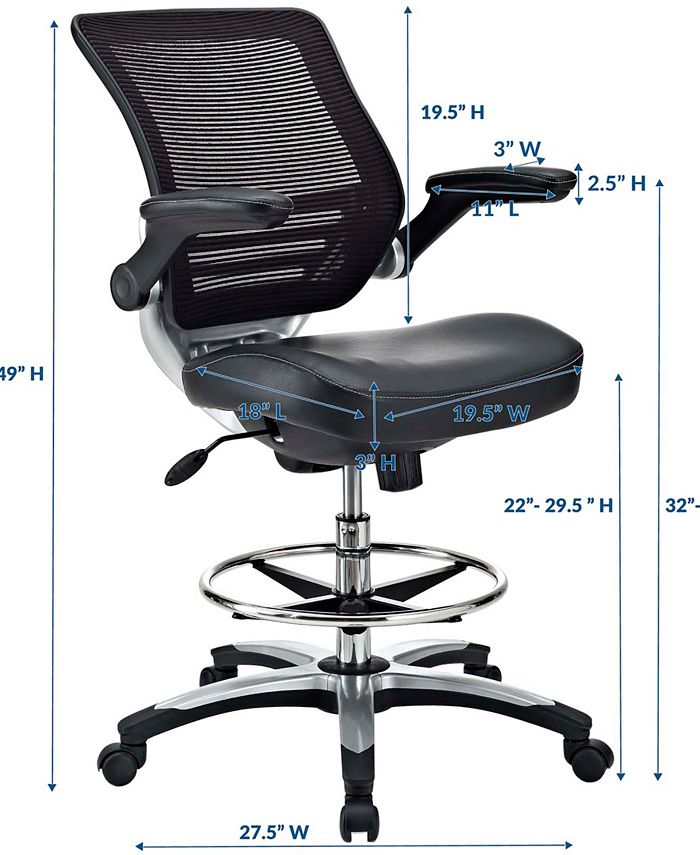 Modway Edge Drafting Chair - Macy's