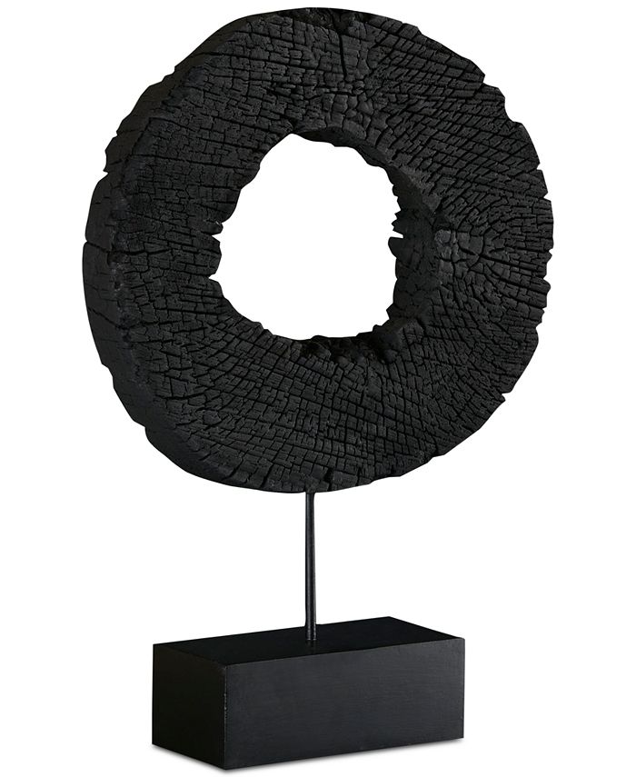 JLA Home INK+IVY Russo Wood Medium Decorative Sculpture - Macy's