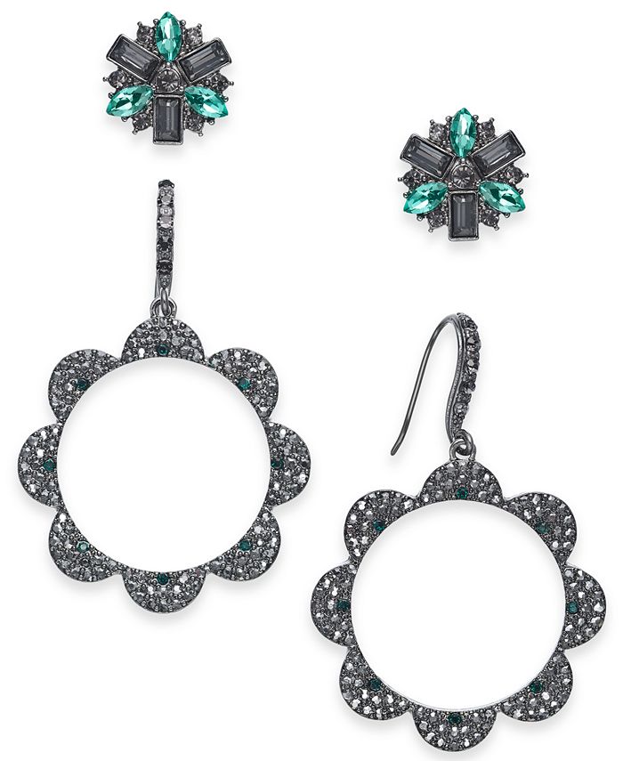 INC International Concepts I.N.C. Day & Night Hematite-Tone 2-Pc. Box ...