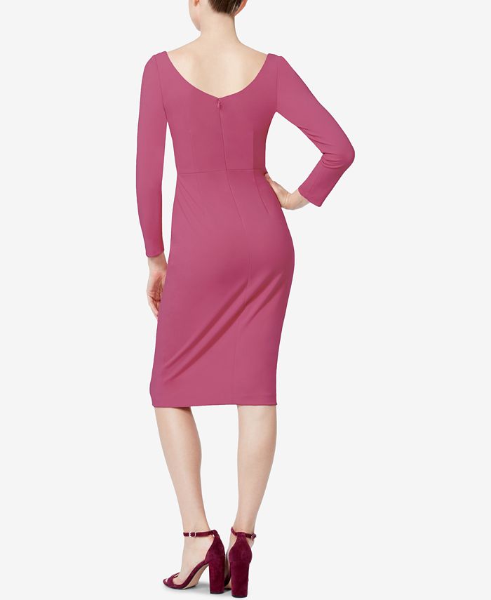Betsey Johnson Scuba Crepe Sheath Dress - Macy's