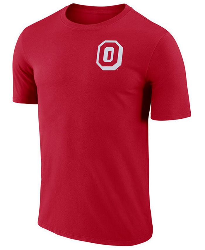 Nike Men's Ohio State Buckeyes Dri-FIT Cotton Stadium T-Shirt - Macy's