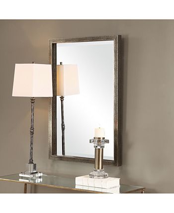 Uttermost Aburay Tarnished Silver Mirror - Macy's
