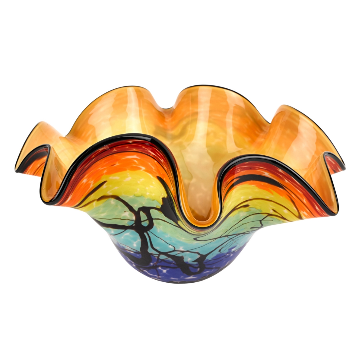 Click here for Badash Crystal Allura Decorative Bowl - Multi prices