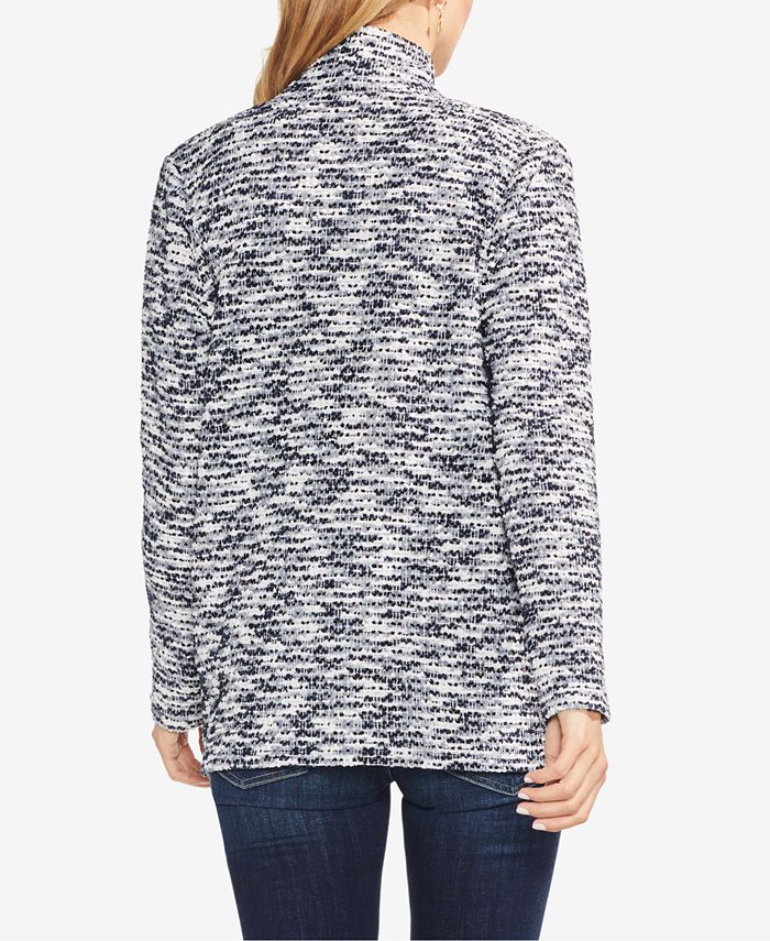 Vince Camuto Marled Open-Front Cardigan - Macy's