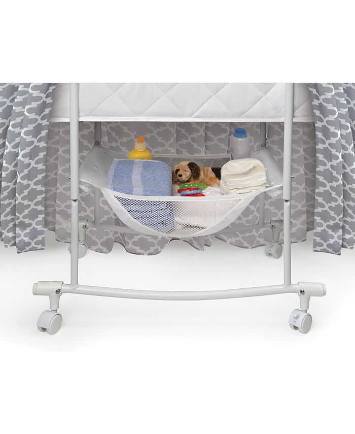Badger Basket Wishes Oval Bassinet - Full Length Skirt - Macy's