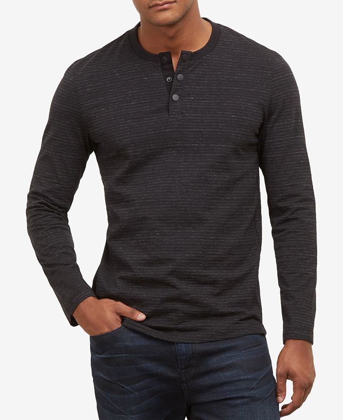 Kenneth Cole New York Kenneth Cole.Stripe Henley - Macy's