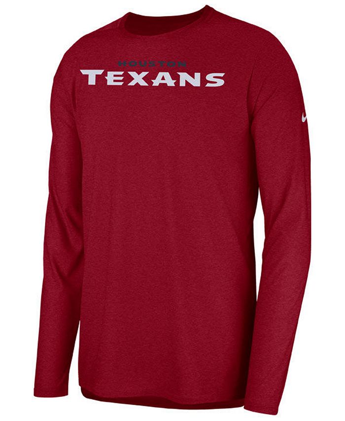 Nike Men's Houston Texans Player Long Sleeve Top - Macy's
