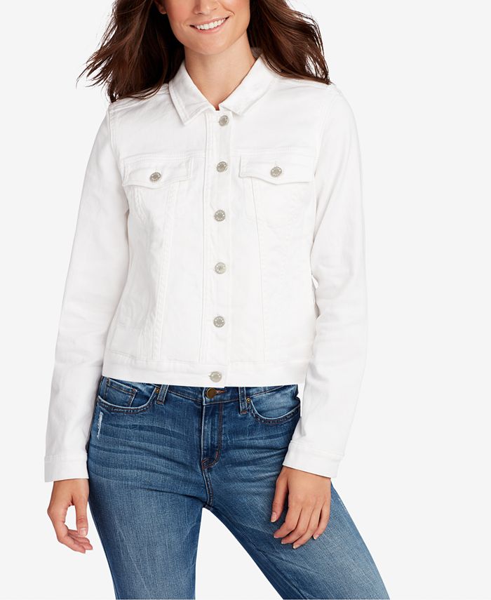 WILLIAM RAST Lenna Cotton Denim Jacket - Macy's