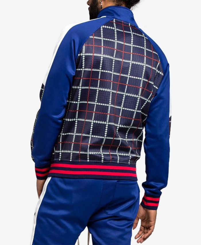 Hudson NYC Men's Glen Plaid Track Jacket - Macy's
