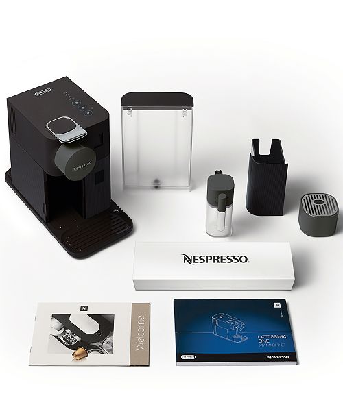 Nespresso De'Longhi Lattissima One Espresso & Cappuccino Machine ...