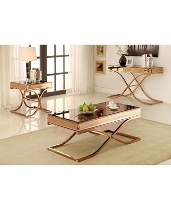 Furniture of America Xander Rectangle Coffee Table - Macy's