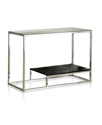 Nadia Glass Top Console Table - Macy's