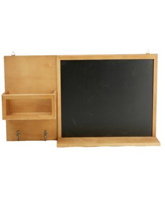 Mind Reader Wall Mount Chalk Board Entrance Organizer Rack, Brown - Macy's