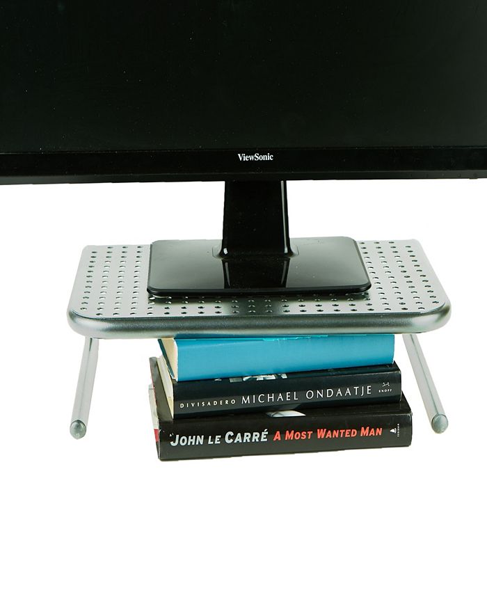 Mind Reader Metal Monitor Stand, 2-Pack, Silver - Macy's