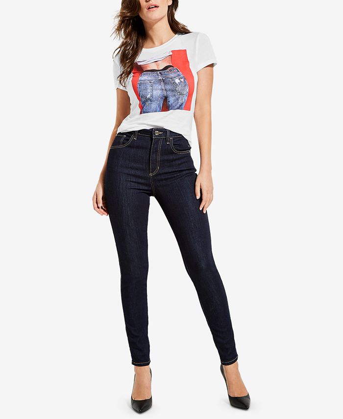 GUESS Graphic-Print T-Shirt - Macy's