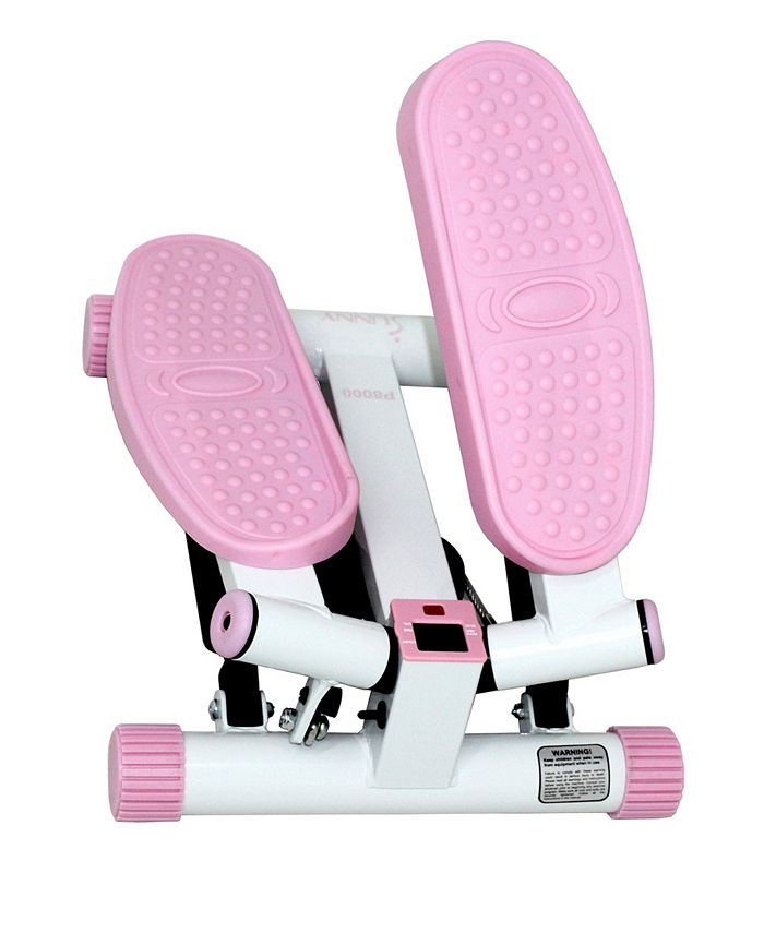 Sunny Health & Fitness Pink Adjustable Twist Stepper - Macy's