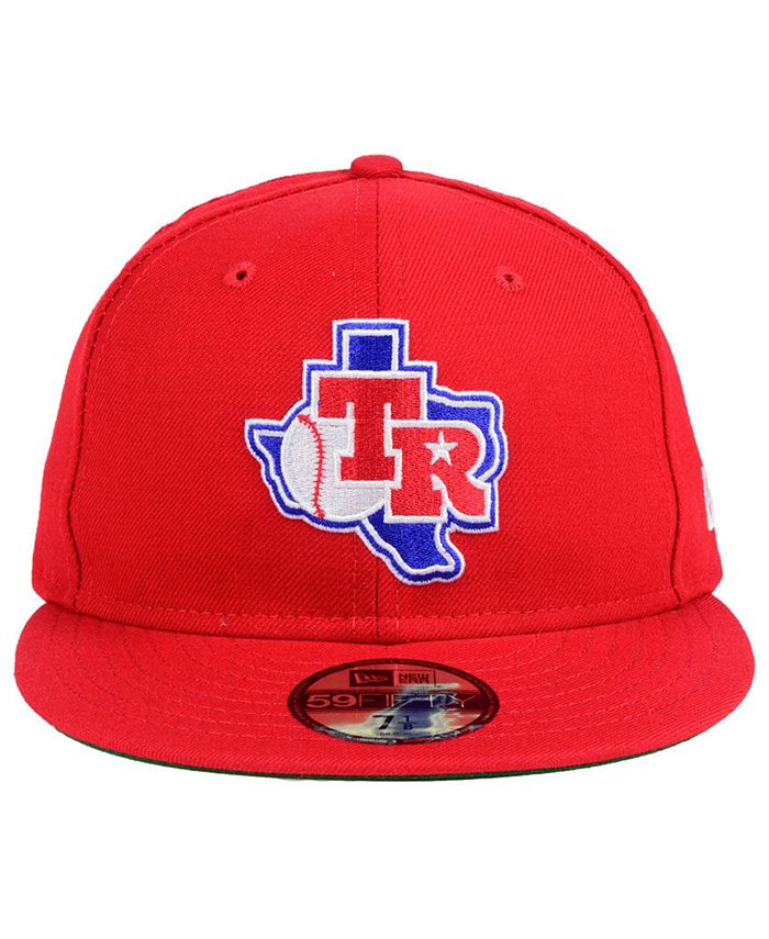 Lids New Era Texas Rangers Retro Stock 59FIFTY FITTED Cap - Macy's