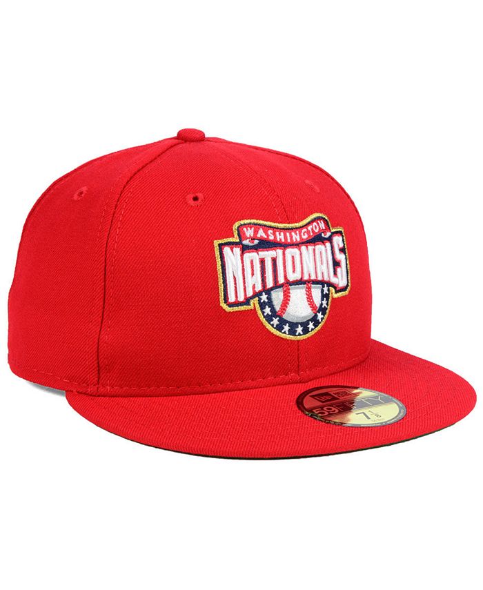New Era Washington Nationals Retro Stock 59FIFTY FITTED Cap - Macy's