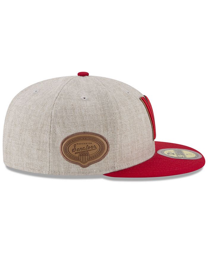 Lids New Era Washington Senators Leather Ultimate Patch Collection ...
