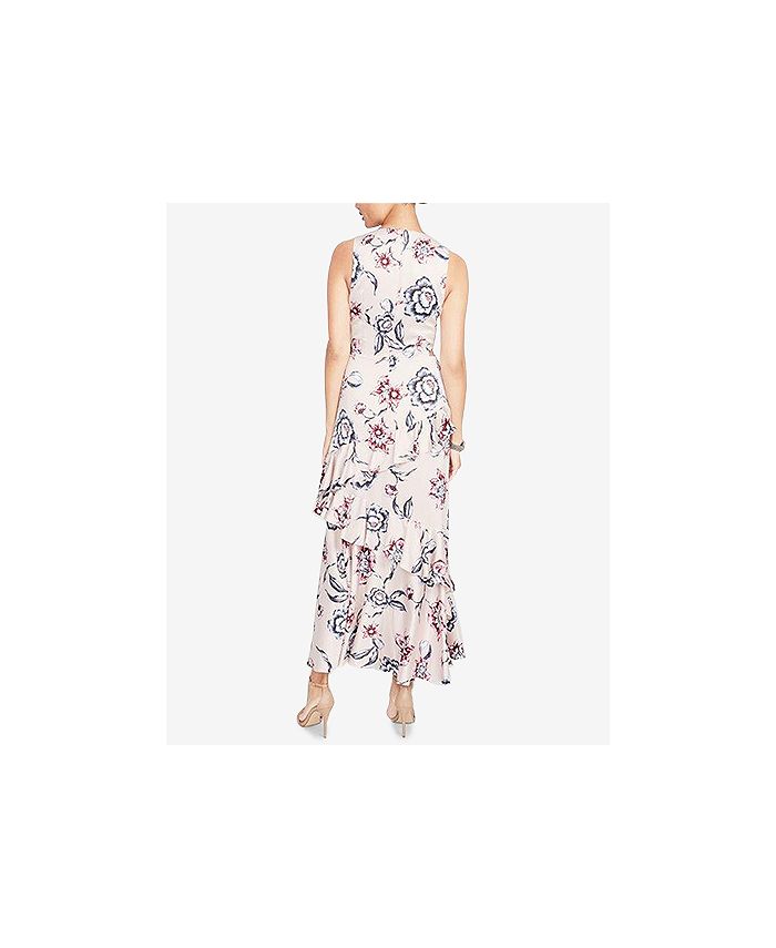RACHEL Rachel Roy Printed Ruffled Maxi Dress, Created for Macy's - Macy's