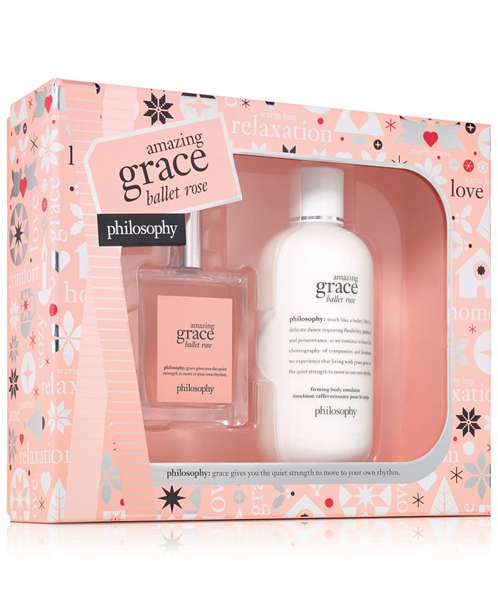 philosophy 2-Pc. Amazing Grace Ballet Rose Holiday Gift Set - Macy's
