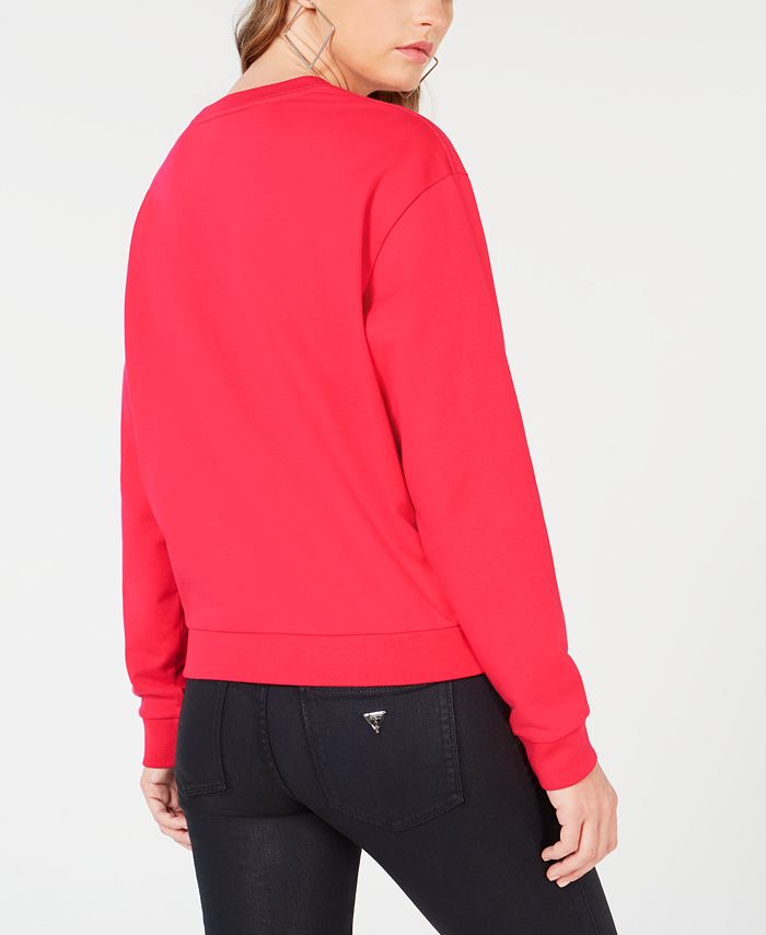 GUESS Logo Graphic Sweatshirt - Macy's