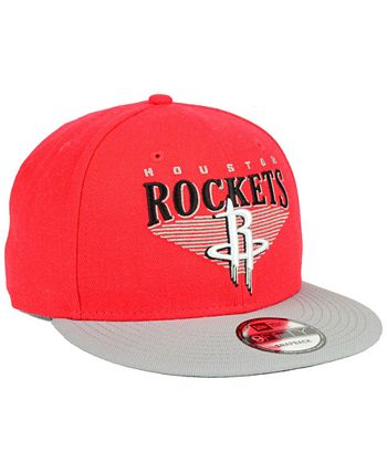 New Era Houston Rockets Retro Triangle 9FIFTY Snapback Cap - Macy's