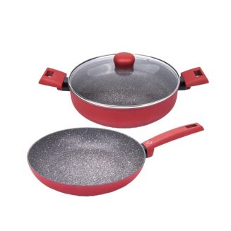 Moneta Riviera Non-Stick Forged Aluminum 3 Piece Cookware Set - Macy's
