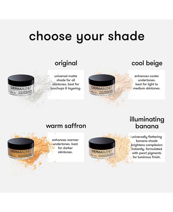 Dermablend Loose Setting Powder, 1 oz. & Reviews - Makeup - Beauty - Macy's