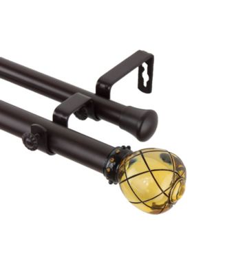 Supreme Double Curtain Rod 1" OD 48-84 inch - Macy's