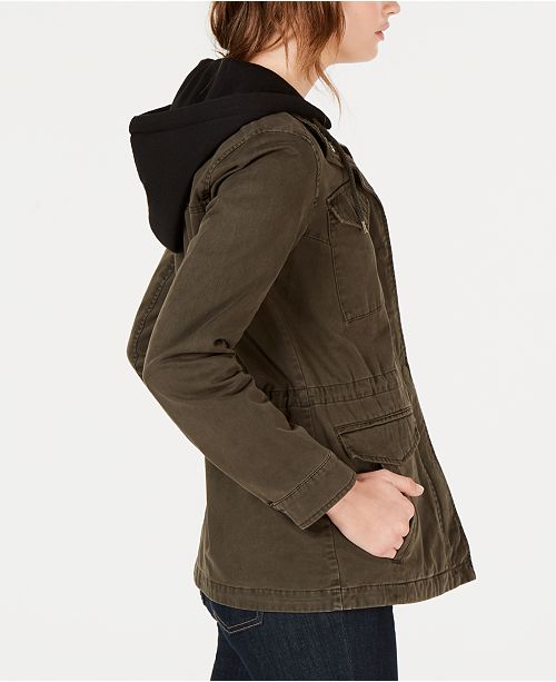 Levi's Hooded Utility Jacket - Jackets & Vests - Juniors - Macy's