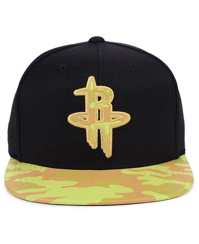 Mitchell & Ness Houston Rockets Natural Camo Snapback Cap - Macy's