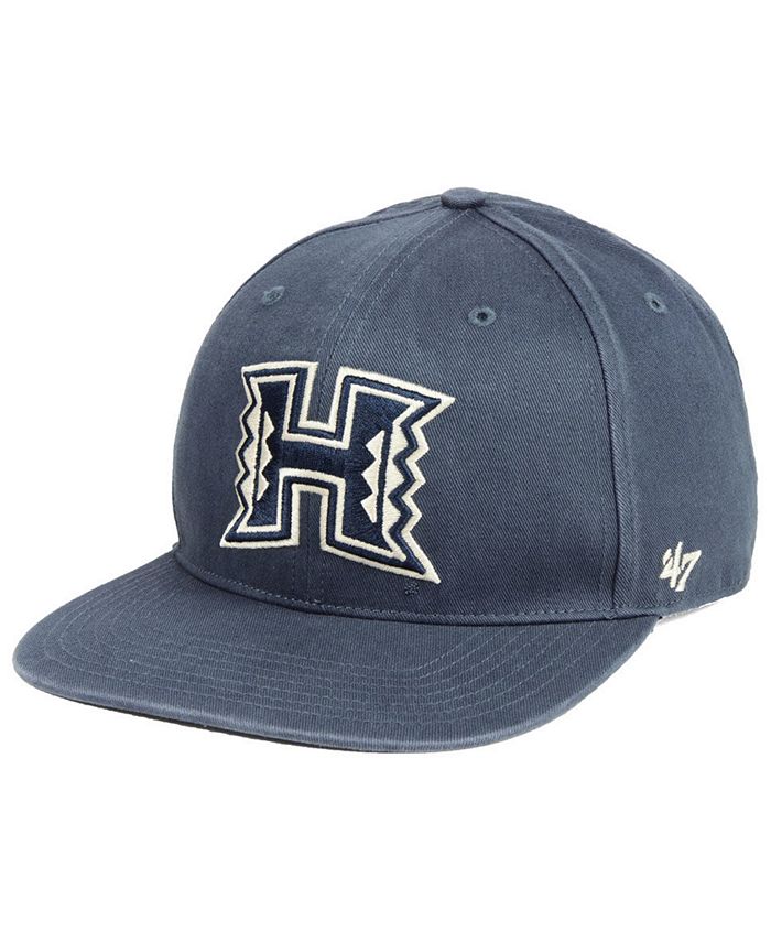 '47 Brand Hawaii Warriors Navy Go Shot Captain Snapback Cap - Macy's