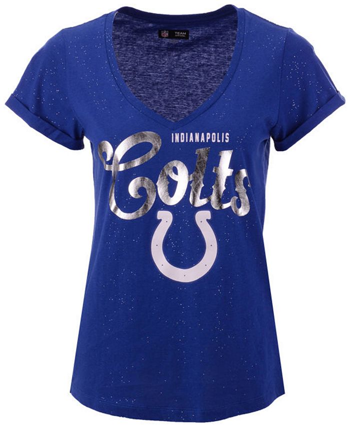 5th & Ocean Women's Indianapolis Colts Script Logo T-Shirt - Macy's